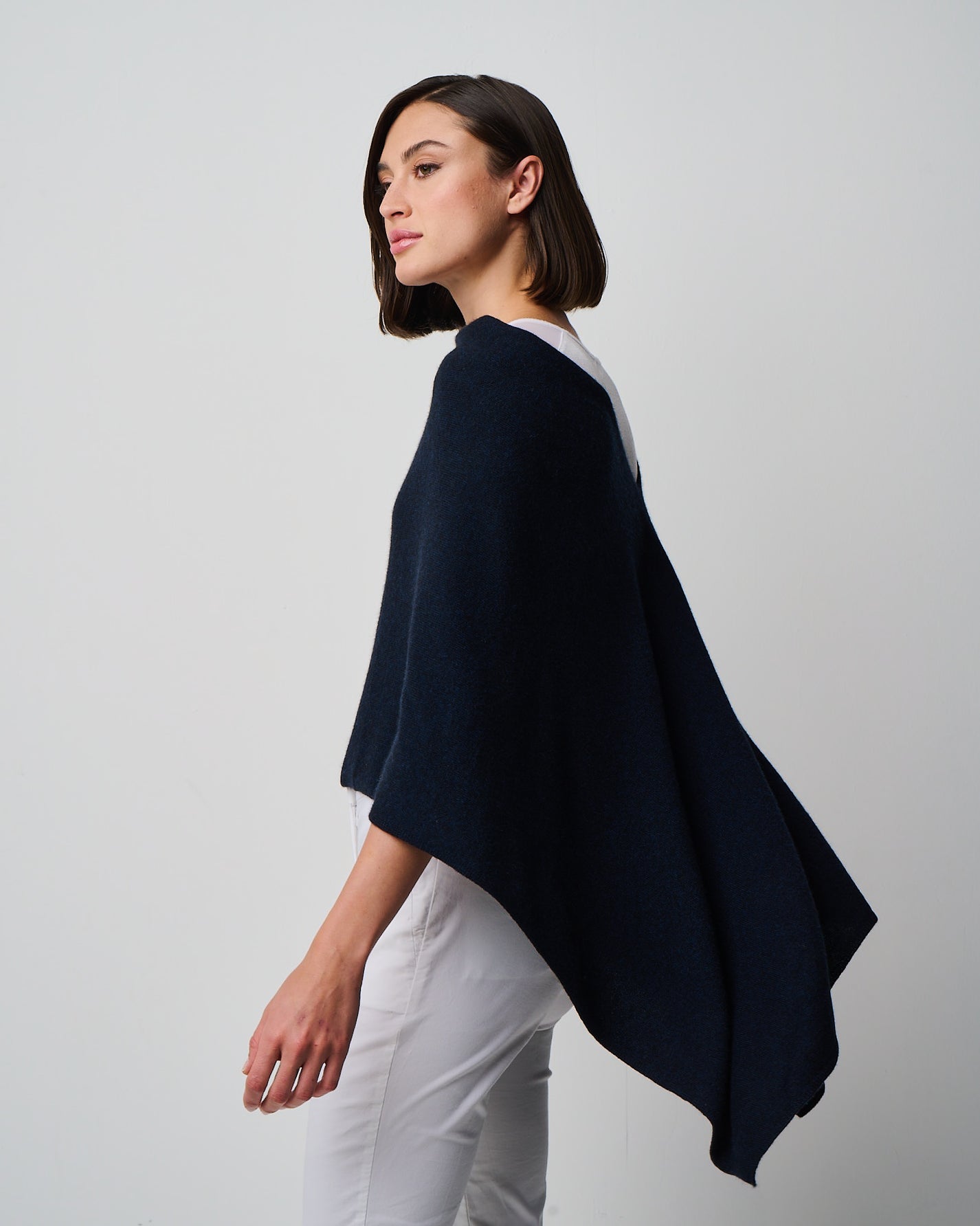 100% Italian Crafted Cashmere Ruana – Wraps By Tina